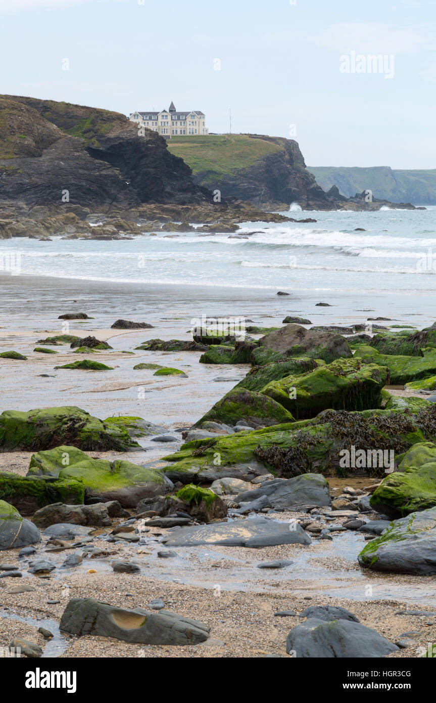 The beach at Church Cove Gunwalloe Stock Photo - Alamy