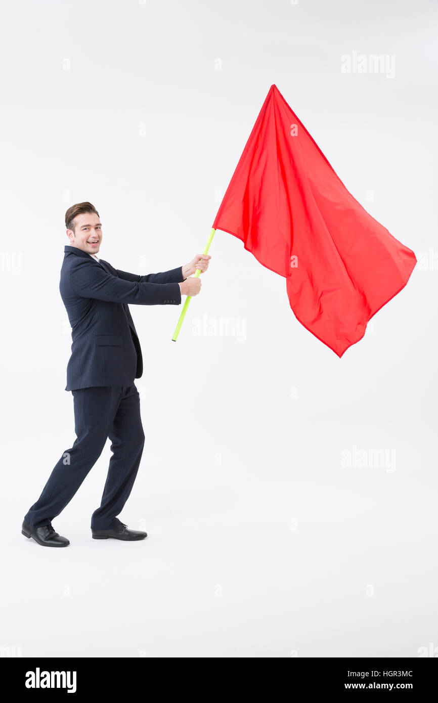 Office red flag hi-res stock photography and images - Alamy