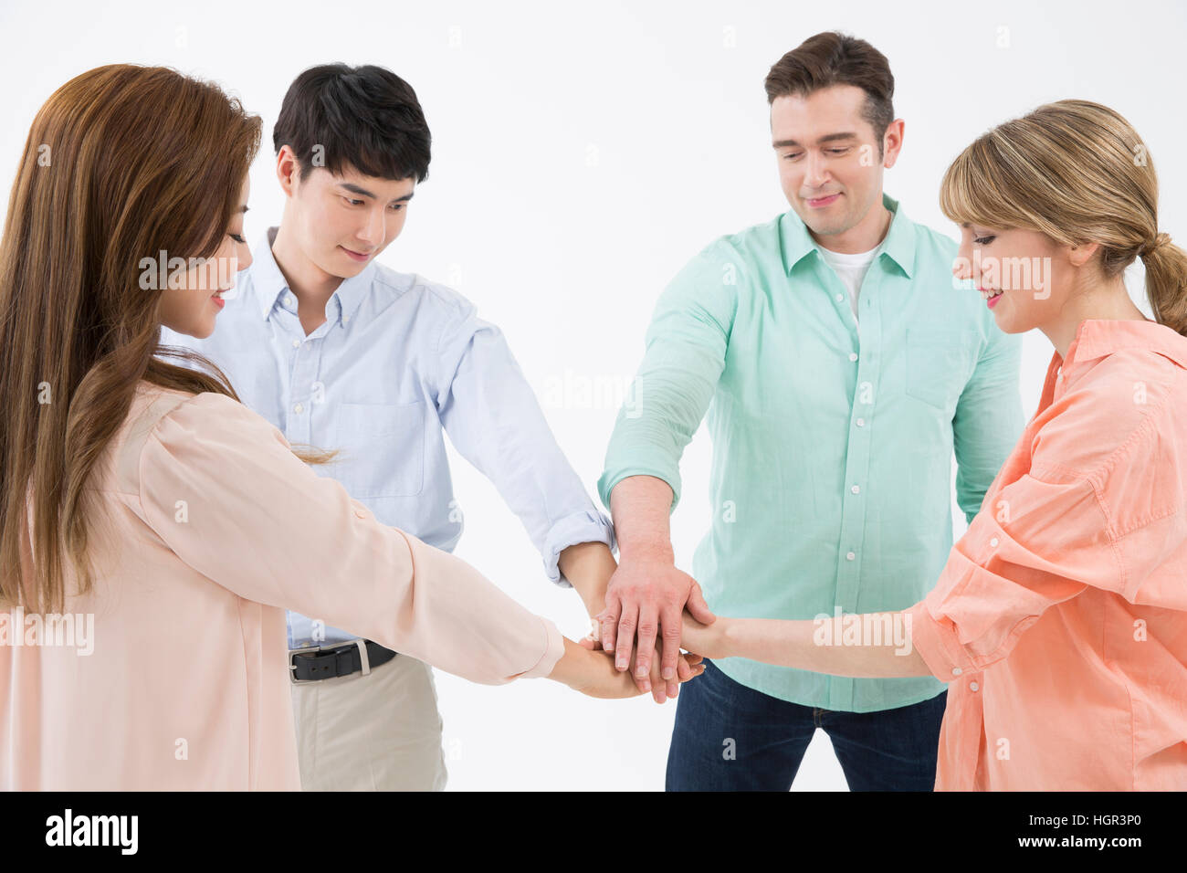 Global hands hi-res stock photography and images - Alamy