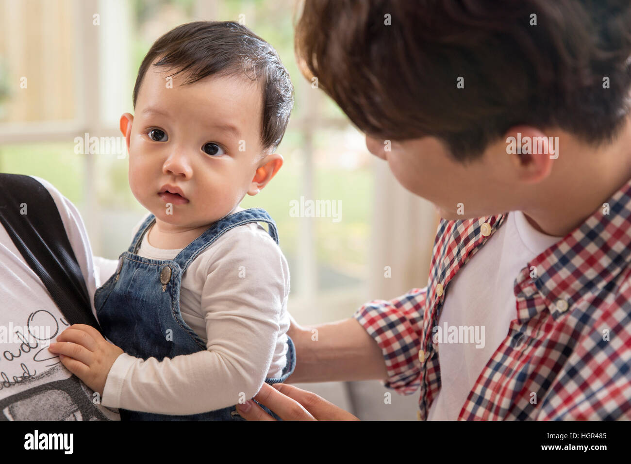 Father and baby son Stock Photo - Alamy