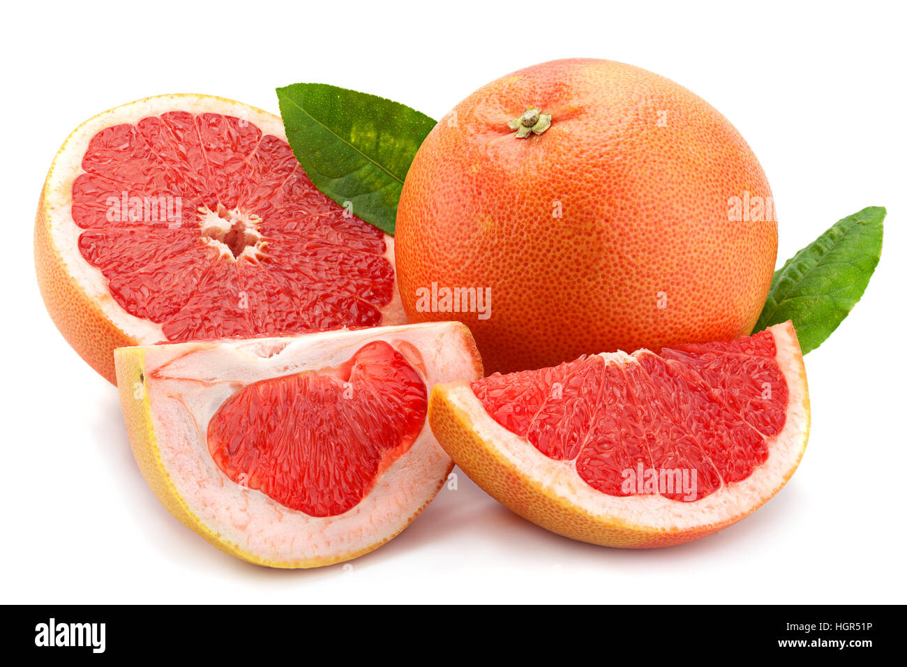 Orange grapefruit closeup isolated on white background Stock Photo - Alamy
