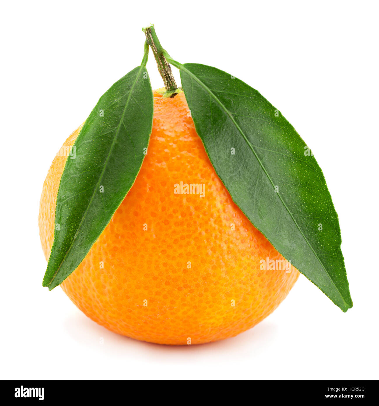 Tangerine tropical fruit isolated on white background Stock Photo - Alamy