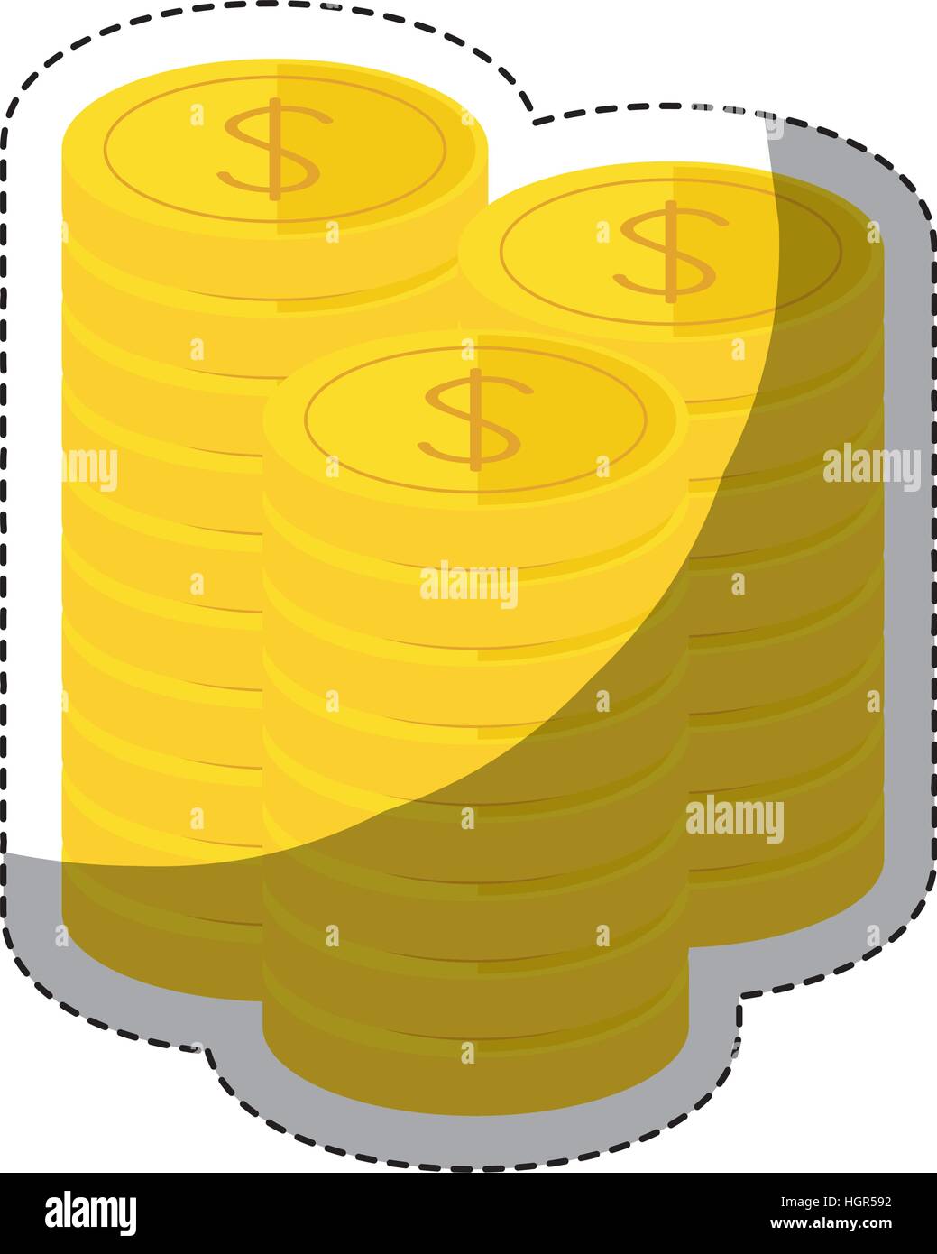 money coins icon image vector illustration design Stock Vector Image ...
