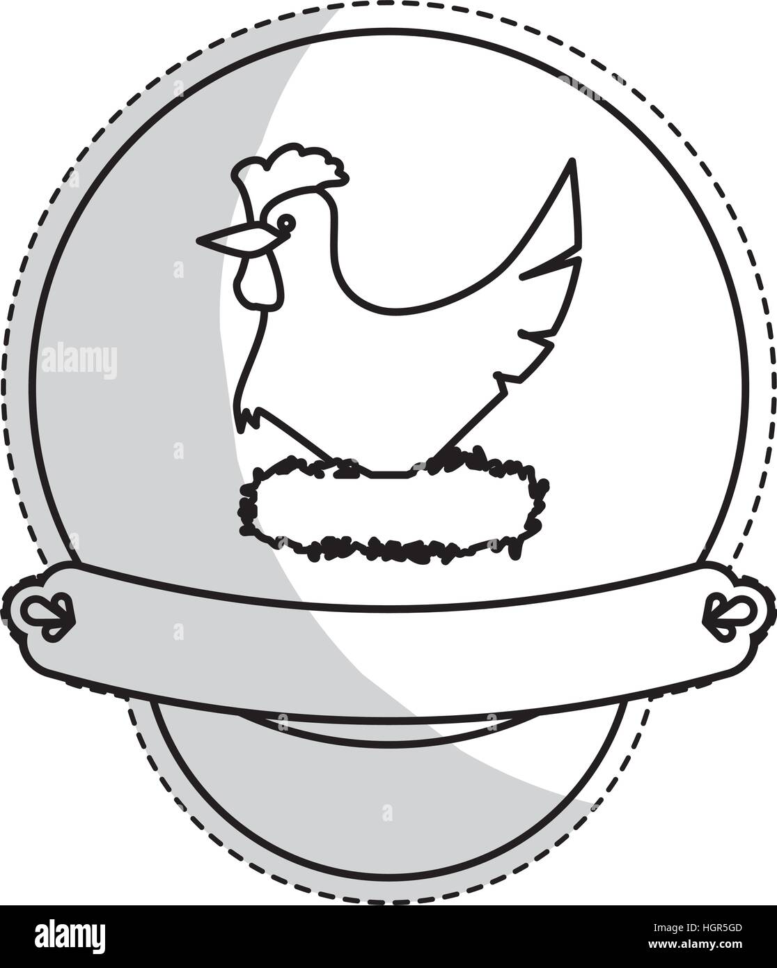 hen or chicken animal icon image vector illustration design Stock ...