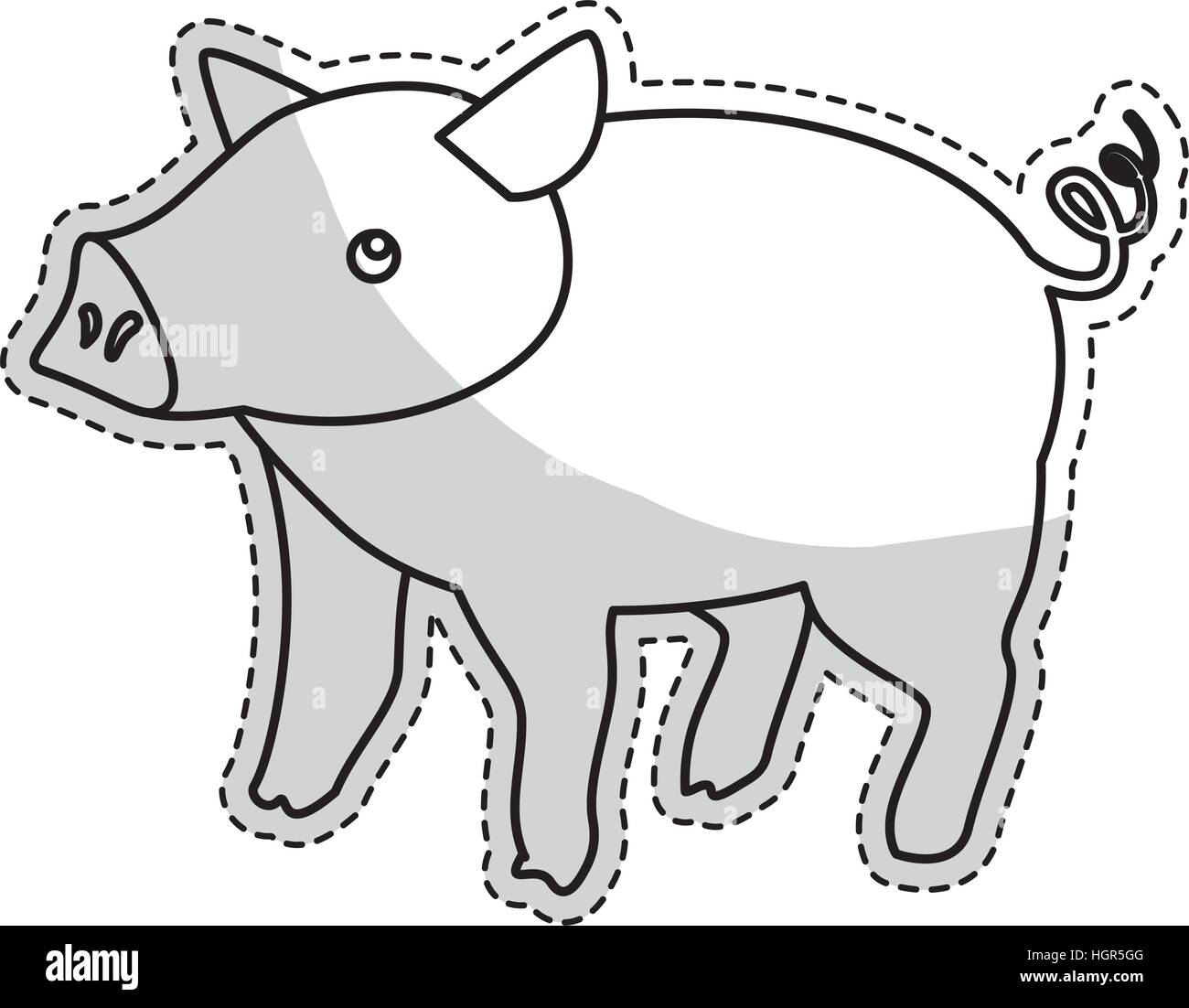 pig animal icon image vector illustration design Stock Vector Image ...