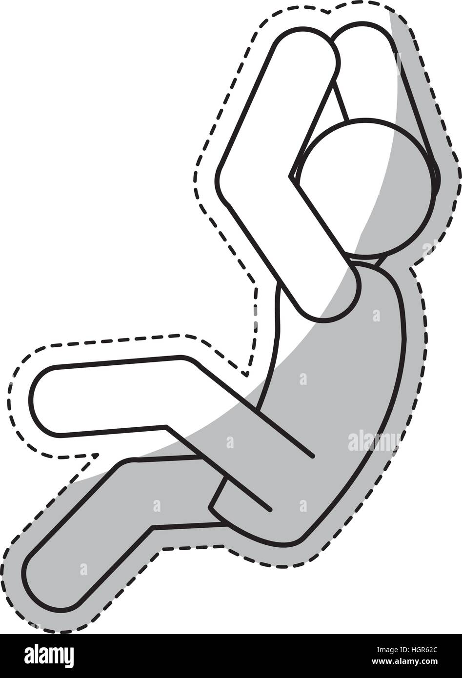 pictogram man icon over white background. vector illustration Stock ...