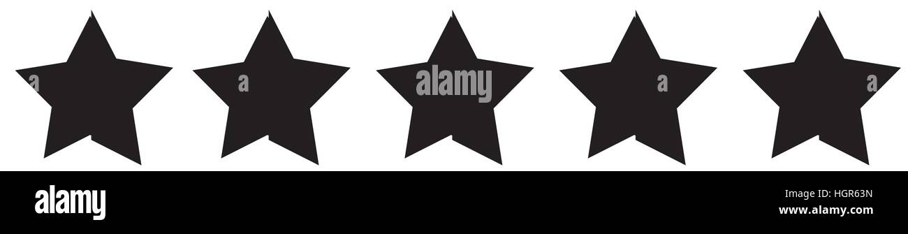 Stars in a line over white background. vector illustration Stock Vector ...