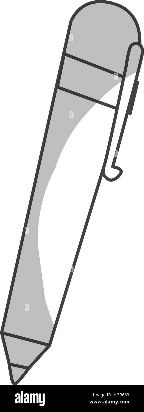 pen icon over white background. vector illustration Stock Vector Image ...