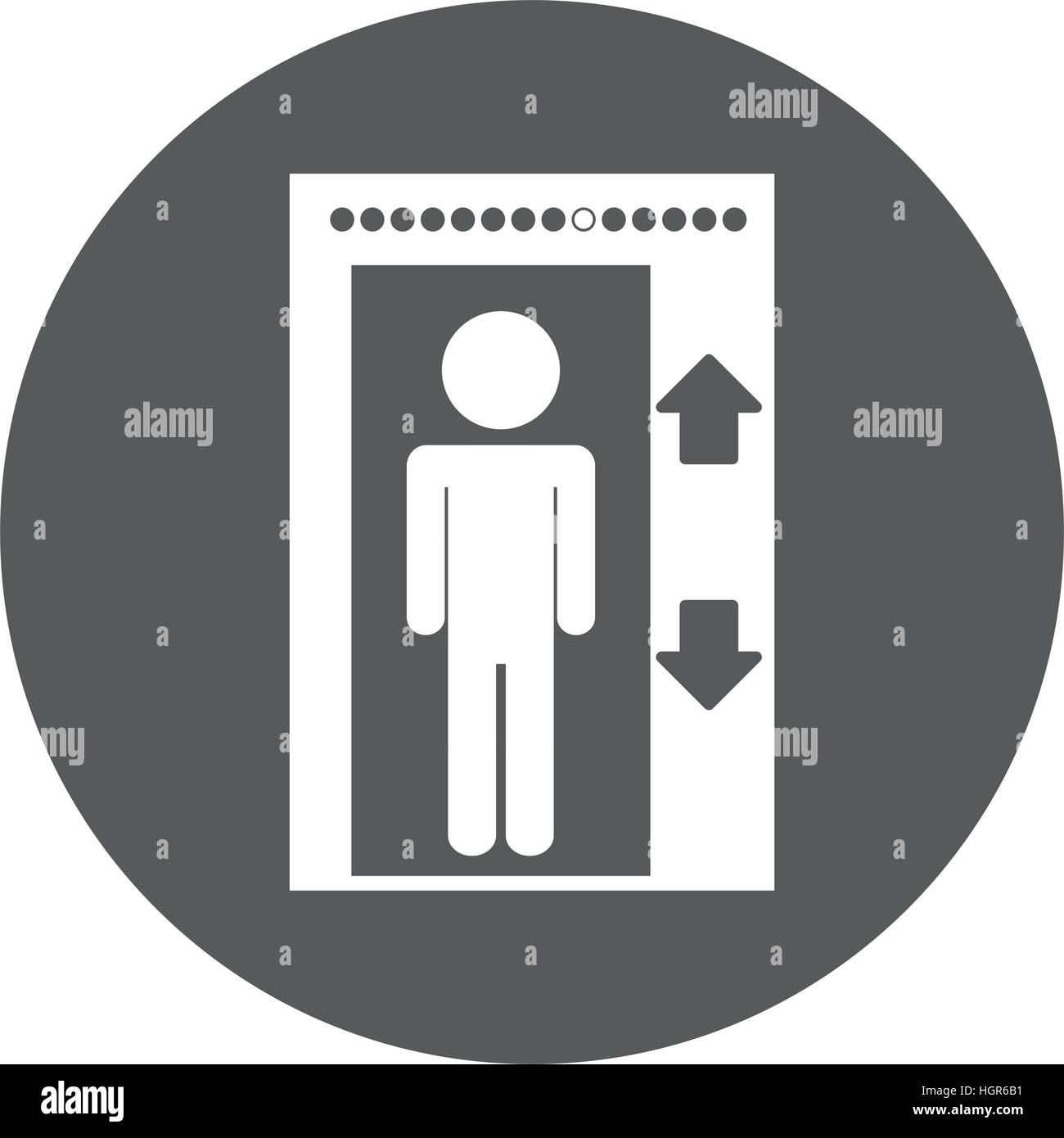 Elevator Pictogram High Resolution Stock Photography and Images - Alamy
