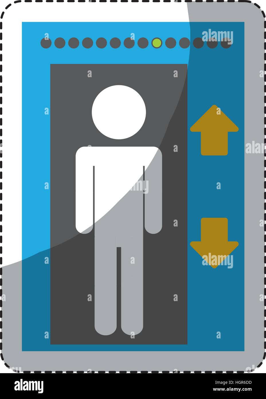 elevator pictogram emblem icon image vector illustration design Stock ...