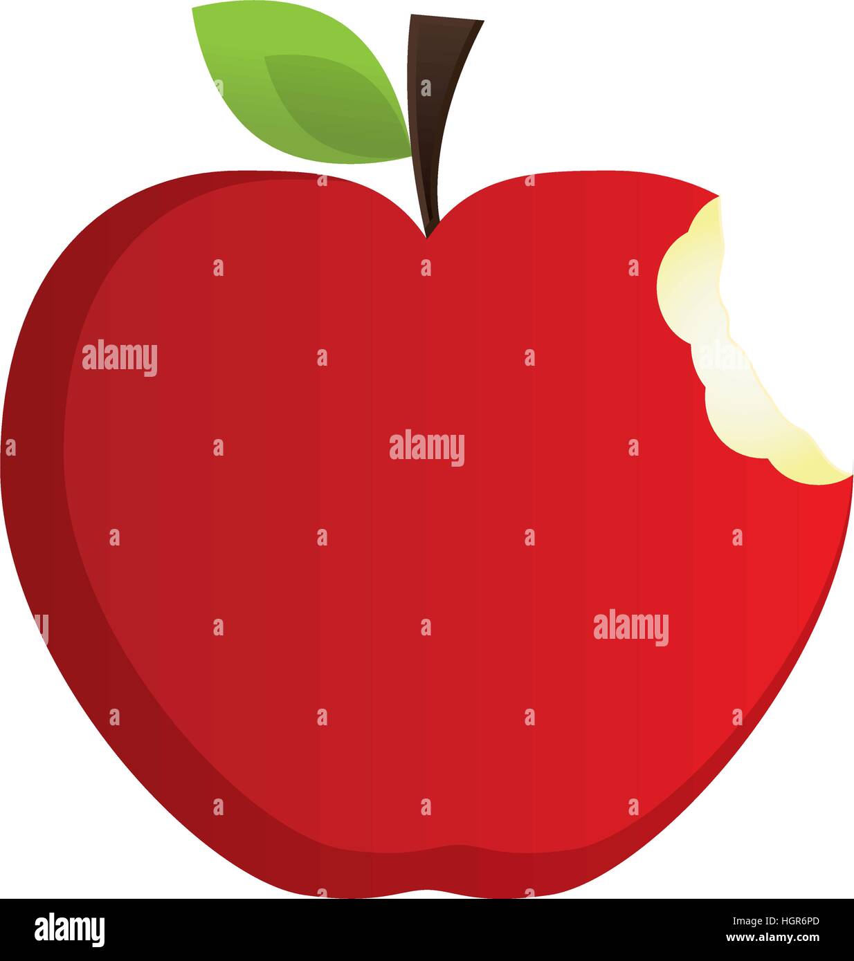 bitten apple icon image vector illustration design Stock Vector Image ...