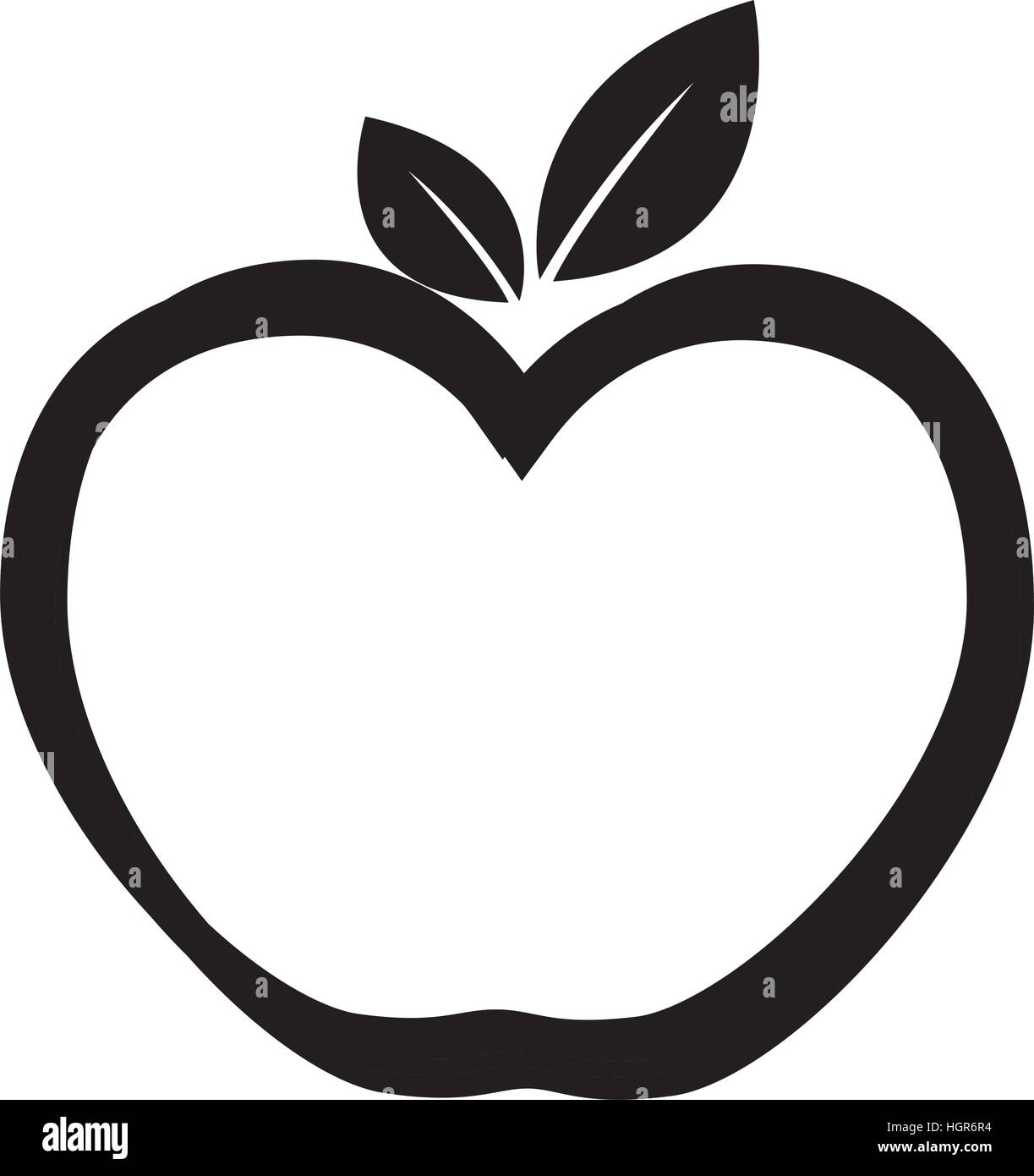 abstract apple emblem image vector illustration design Stock Vector ...