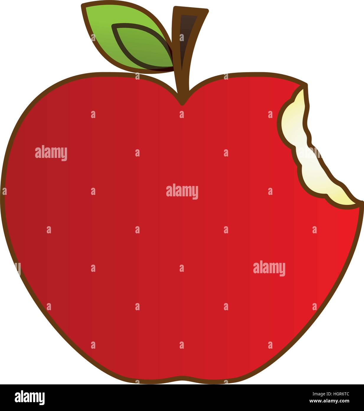 bitten apple icon image vector illustration design Stock Vector Image ...