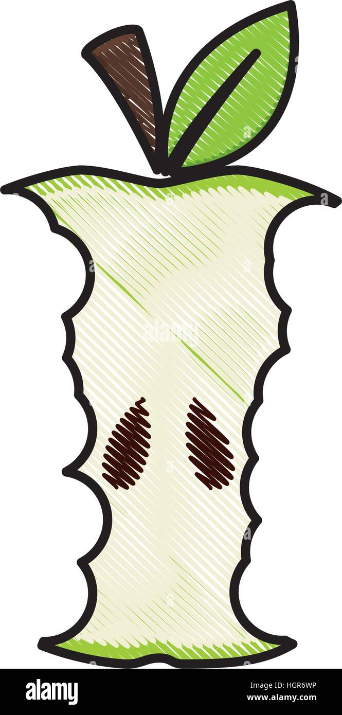 bitten apple icon image vector illustration design Stock Vector Image ...