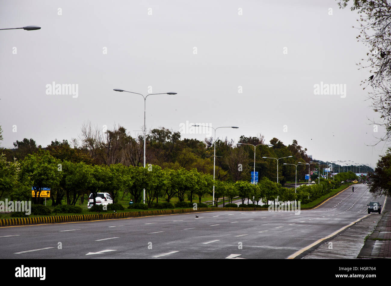 High Traffic freeway in the city Stock Photo - Alamy