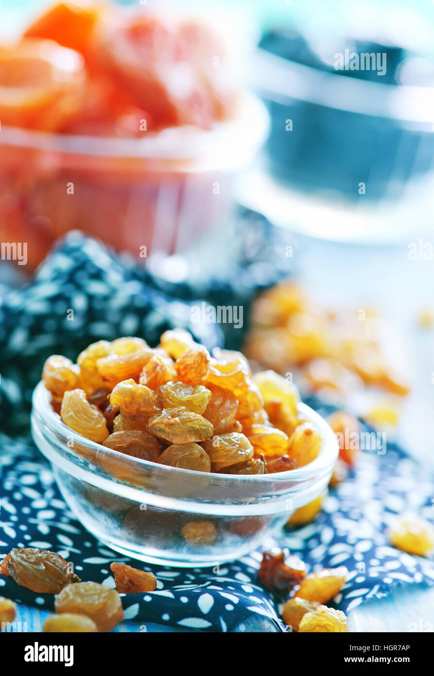 dry fruits in bowls and on a table Stock Photo - Alamy