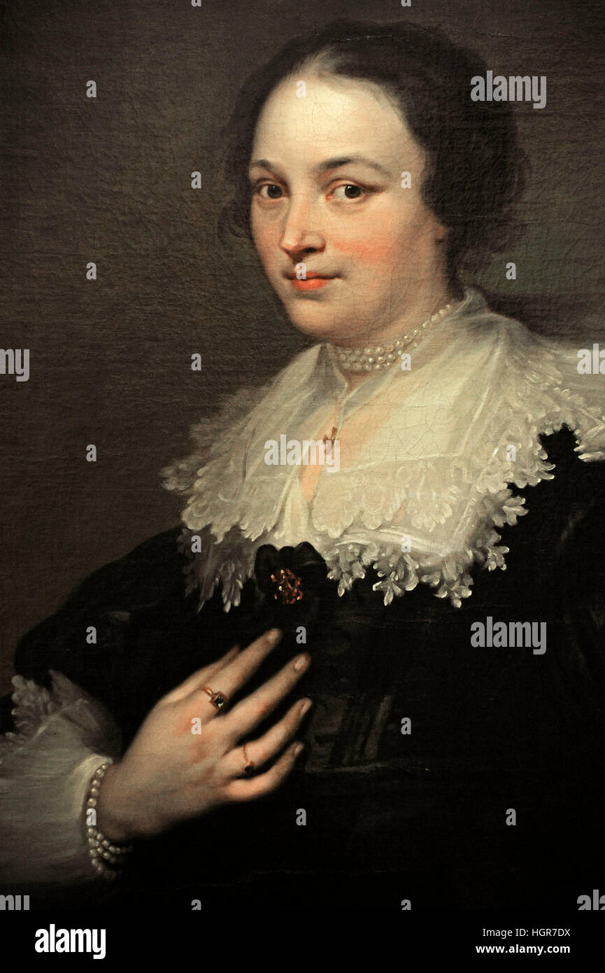 Anthony van Dyck (1599-1641). Flemish Baroque artist. Portrait of a ...