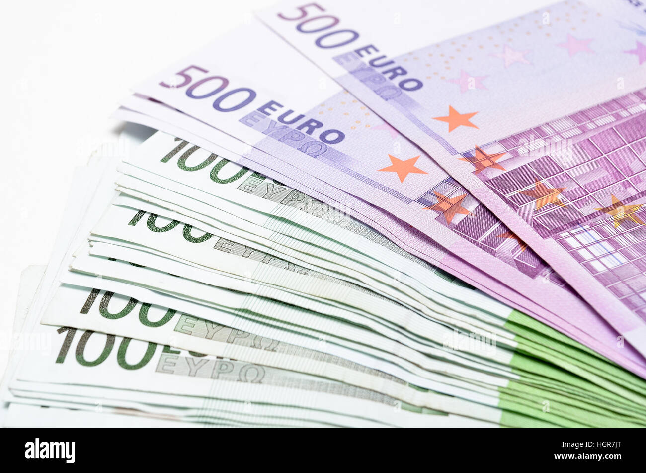 Big Stack of money - euro banknotes are the currency from Europe Stock ...