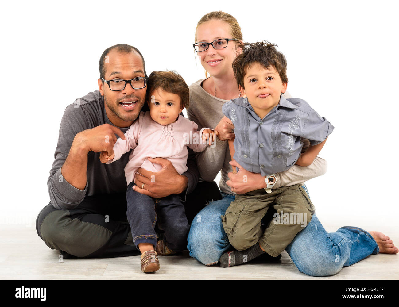 Interracial family hi-res stock photography and images - Alamy
