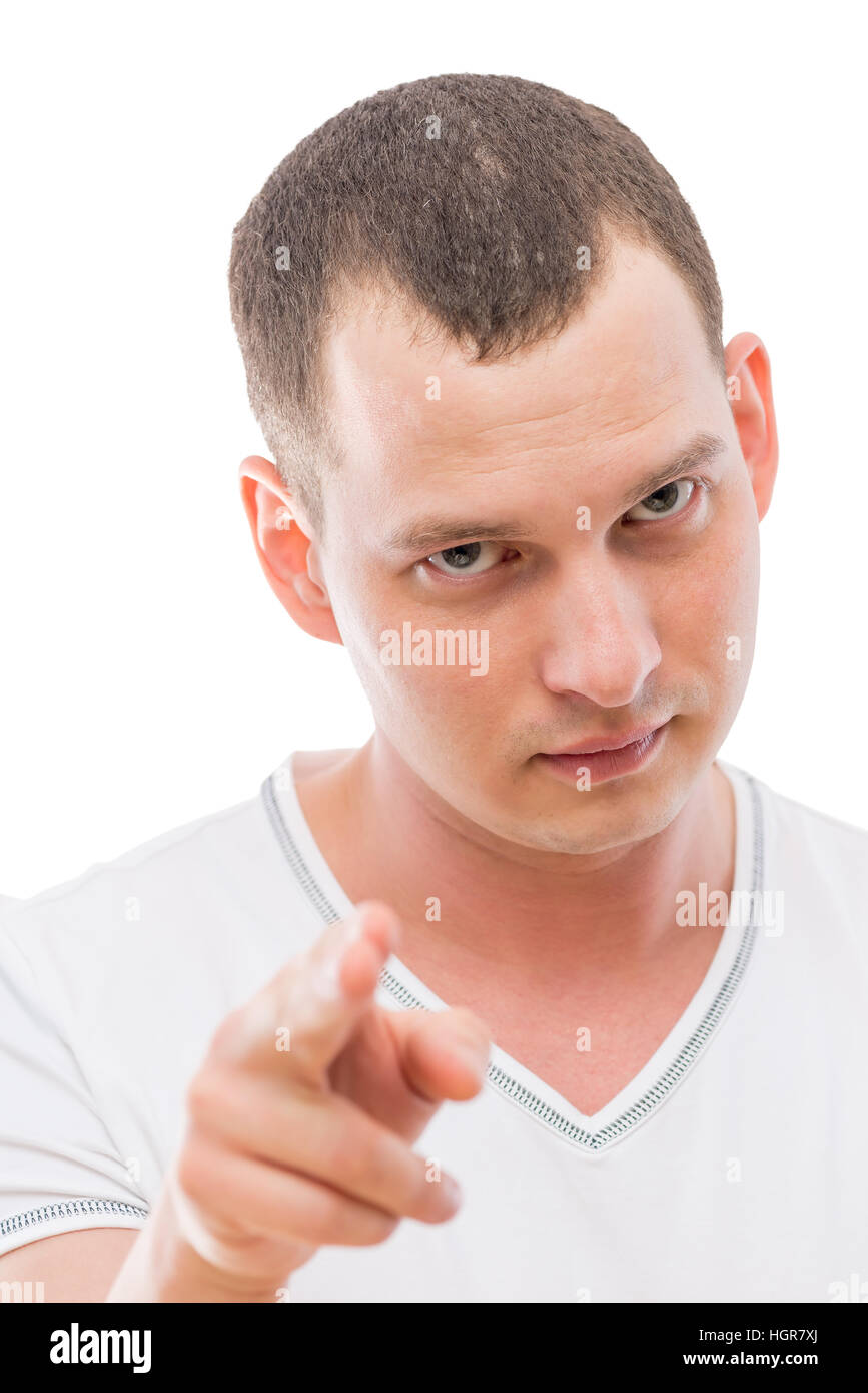 Confident man shows in hi-res stock photography and images - Alamy