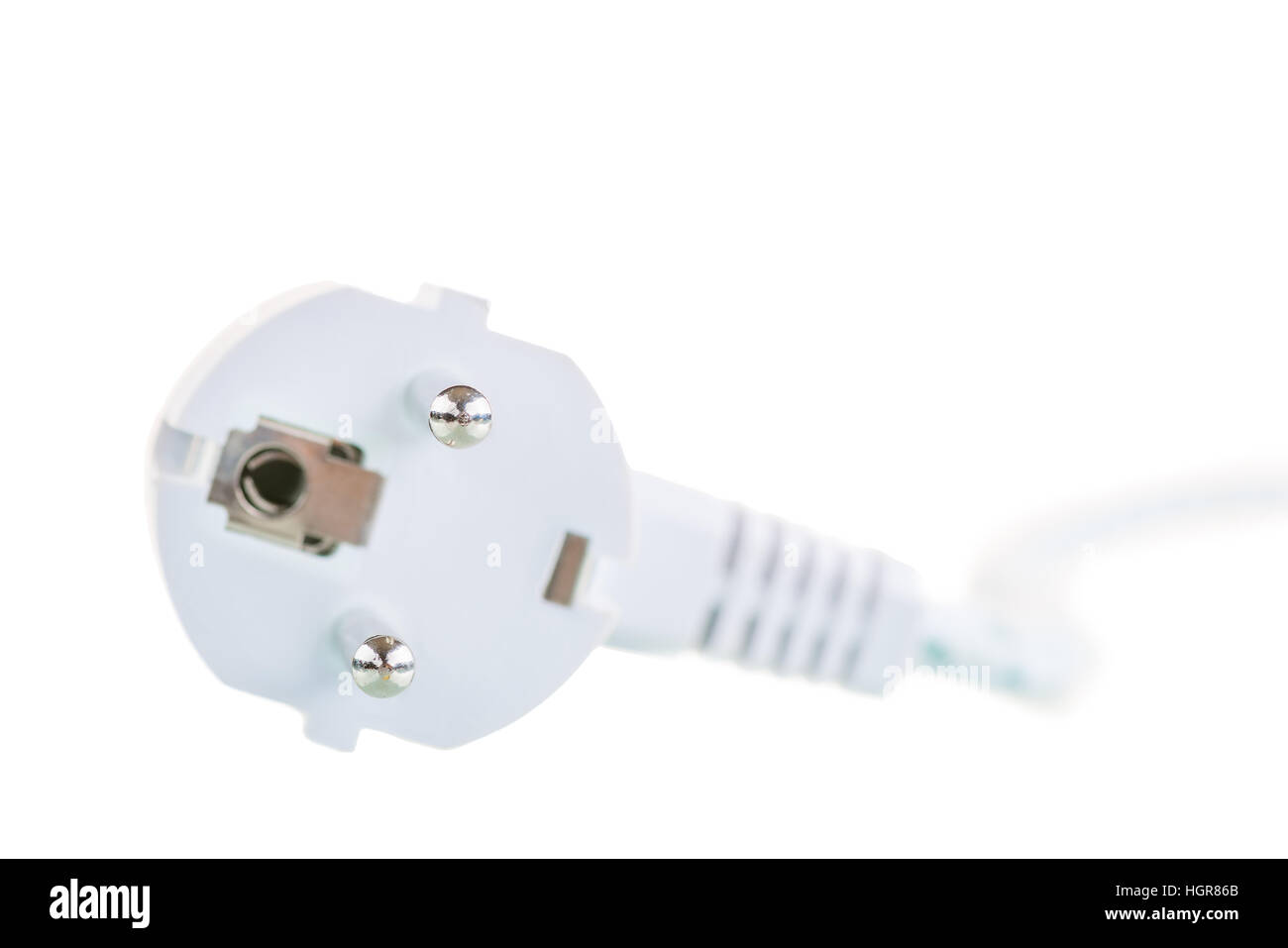 close up of the appliance plug isolated on white background Stock Photo ...