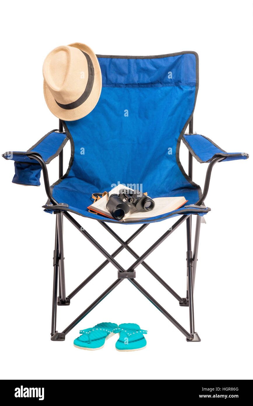 objects for outdoor recreation on a white background in studio Stock ...