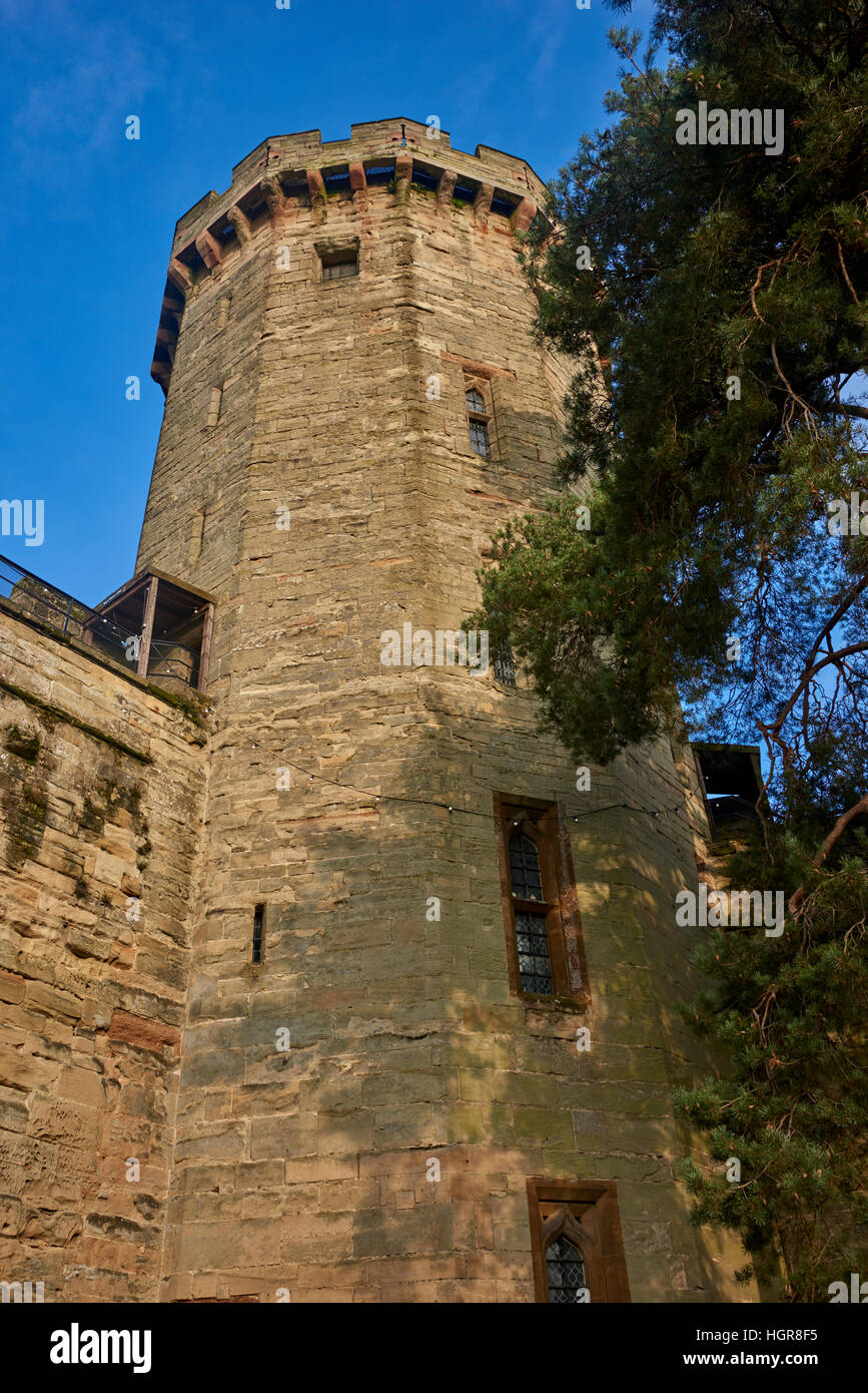 Warwick Castle is a medieval castle developed from an original built by ...