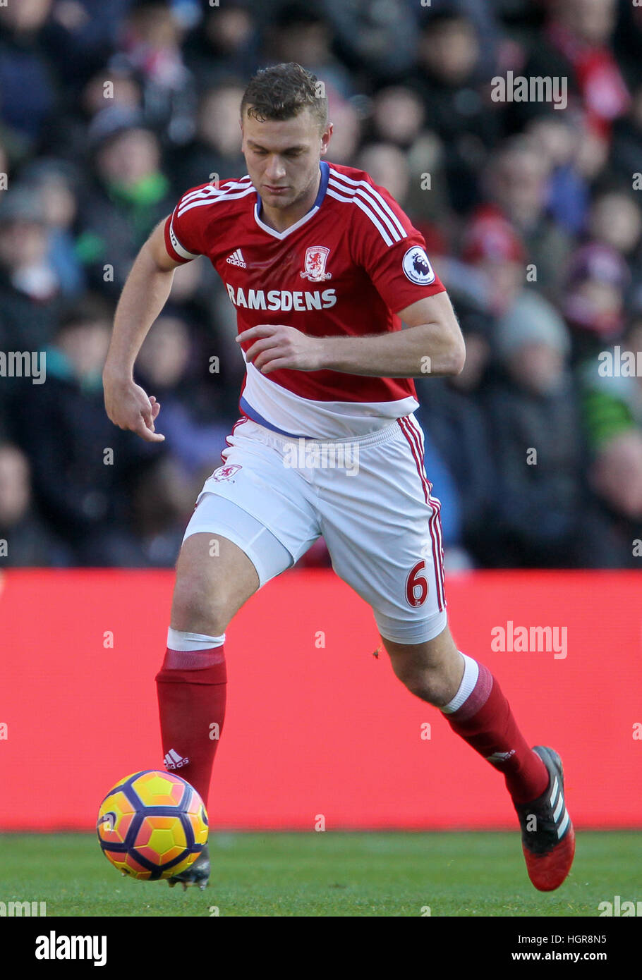 Middlesbrough's Ben Gibson Stock Photo - Alamy