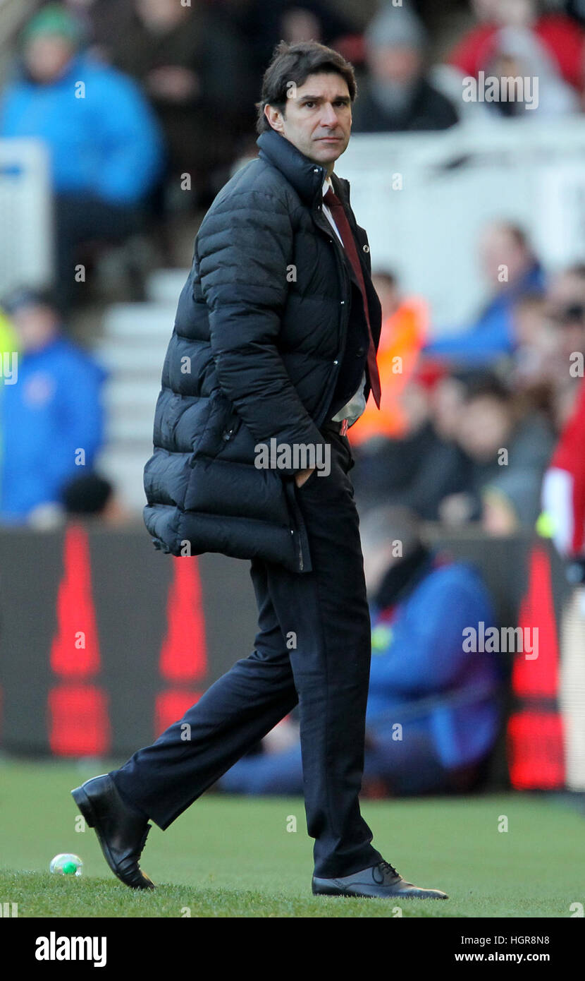 Middlesbrough manager Aitor Karanka Stock Photo - Alamy