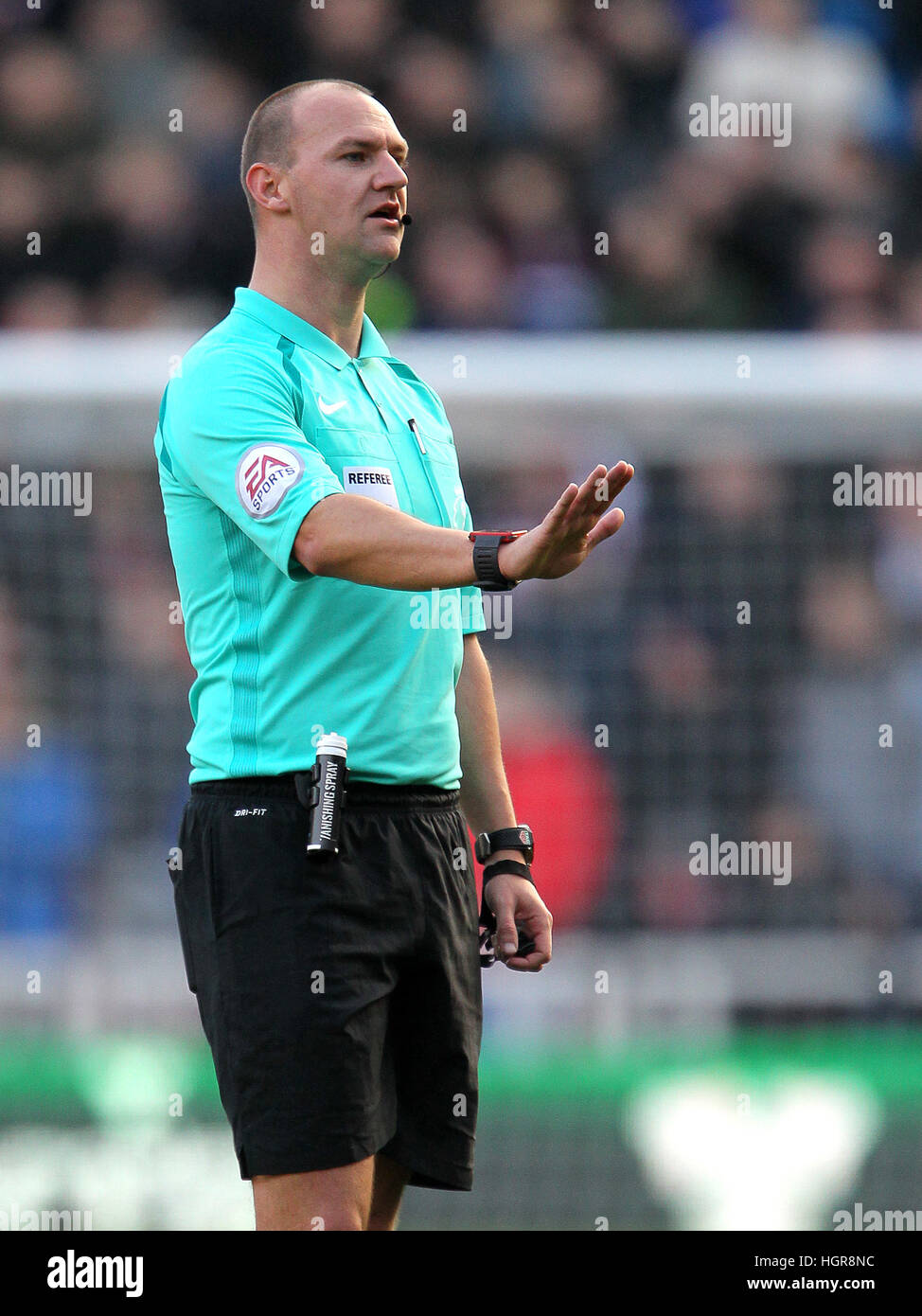 Match referee Robert Madley Stock Photo - Alamy