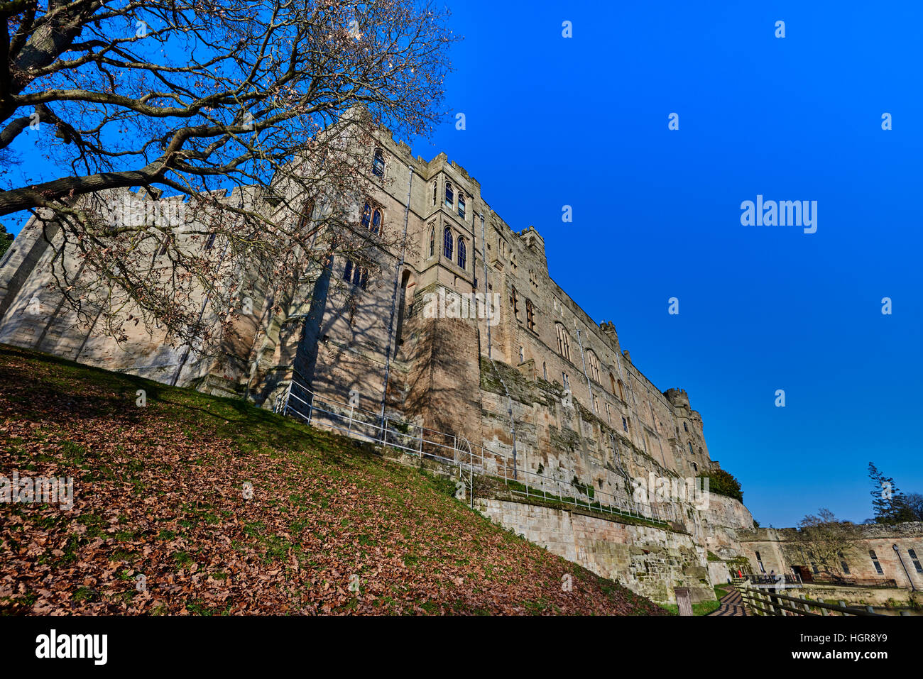 Warwick Castle is a medieval castle developed from an original built by ...