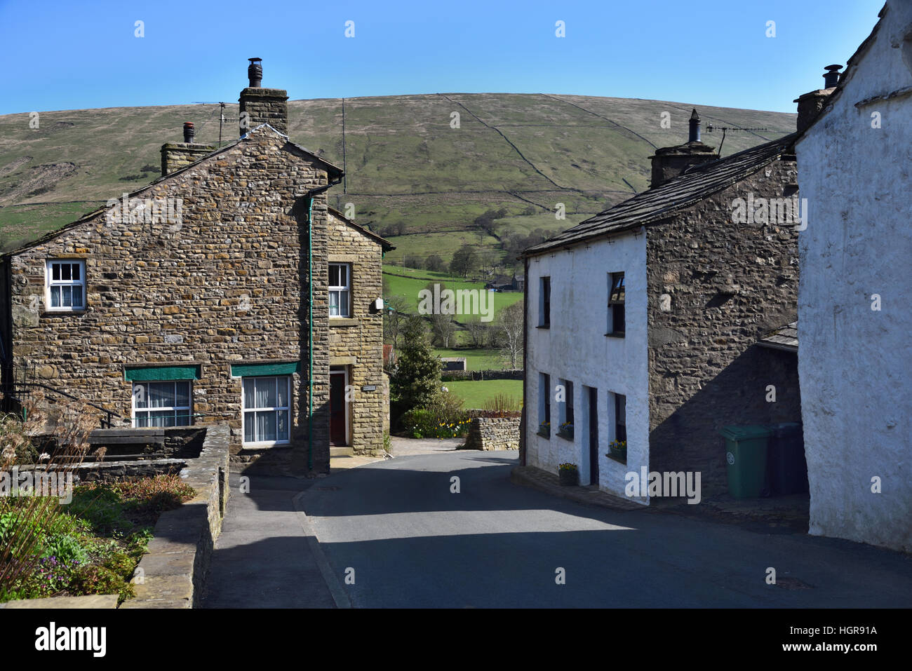 Beech Hill, buildings, dales, Dent Village, Yorkshire Dales National ...
