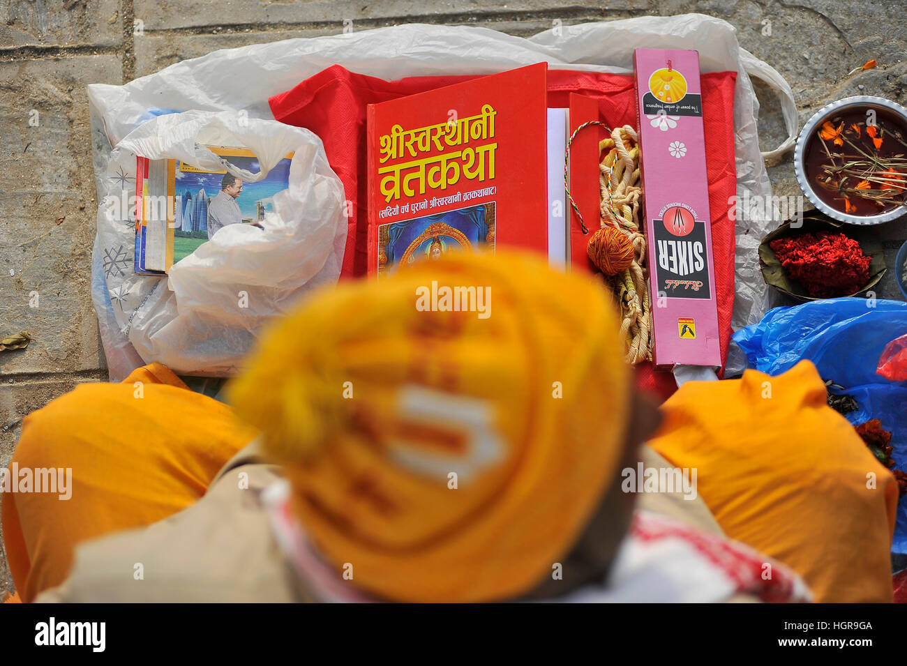 Kathmandu nepal 12th january 2017 hi-res stock photography and images ...
