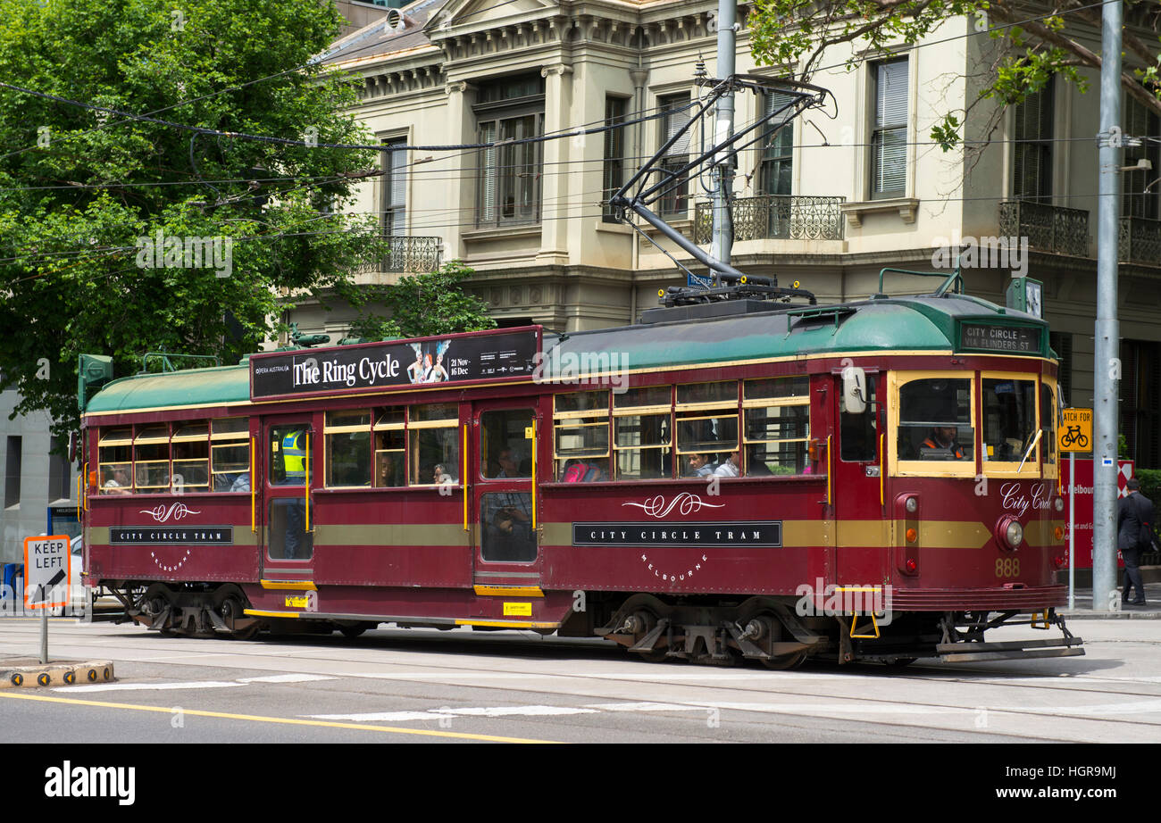 Melbourne vintage tram hi-res stock photography and images - Alamy