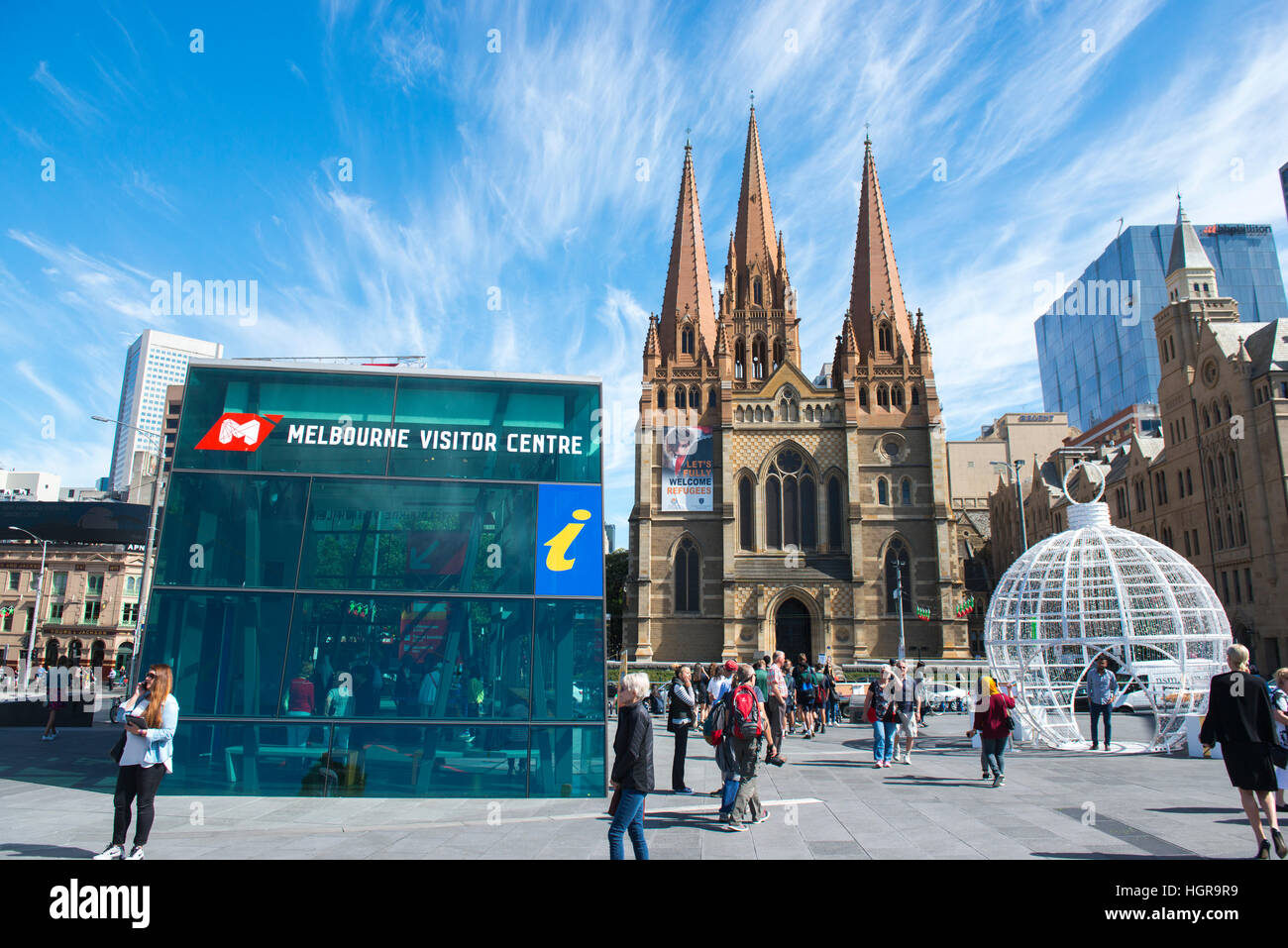 The Melbourne Visitors Centre in Federation Square in the CBD of ...