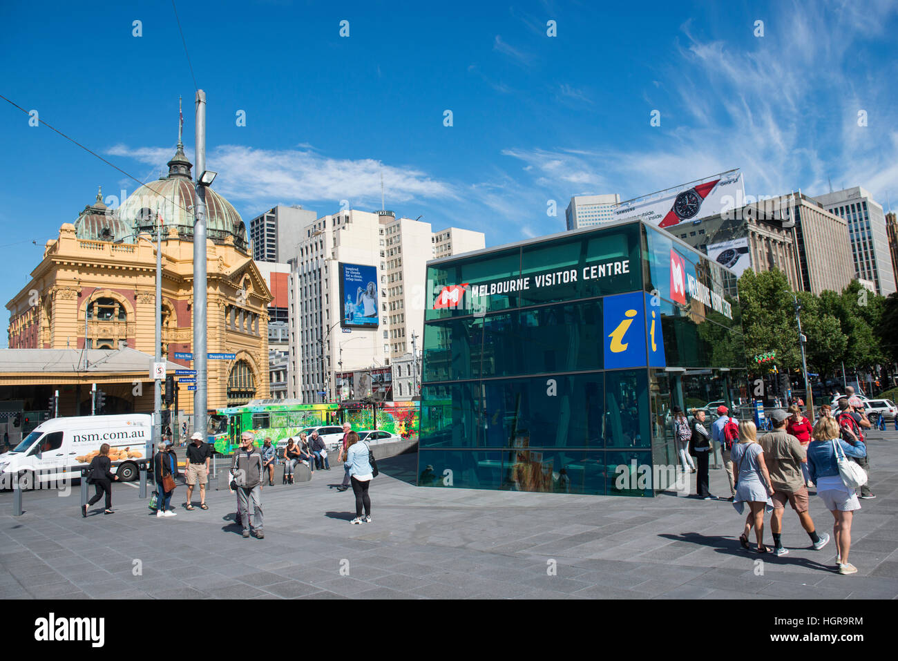 The Melbourne Visitors Centre in Federation Square in the CBD of ...