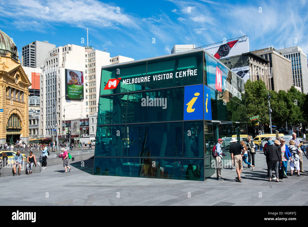 The Melbourne Visitors Centre in Federation Square in the CBD of ...