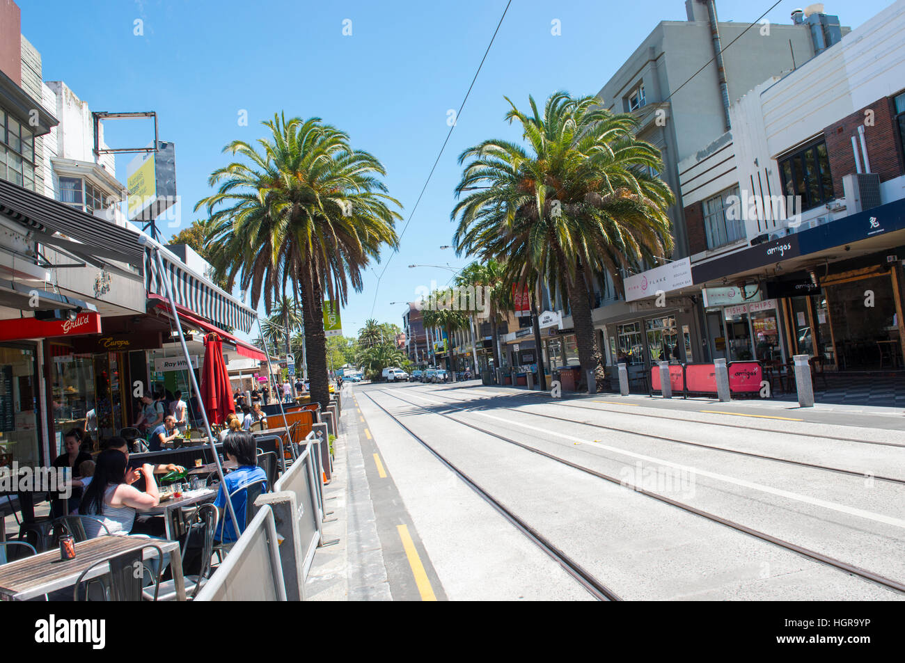 Acland street in st hi-res stock photography and images - Alamy