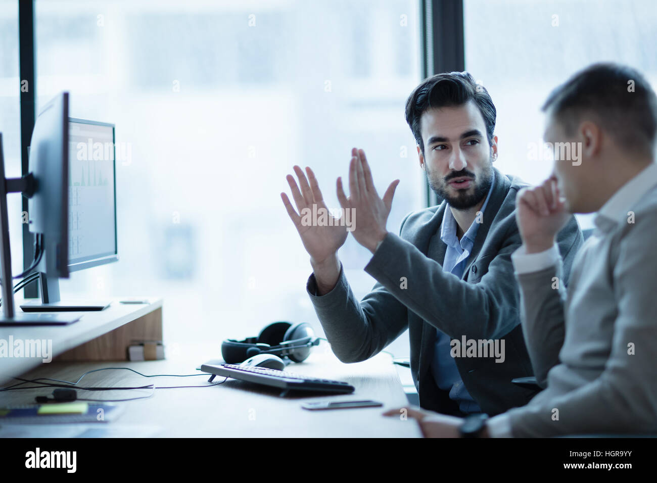 Explaining project details hi-res stock photography and images - Alamy