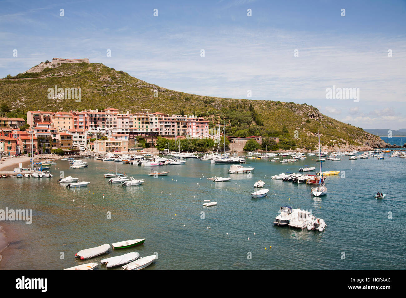 Porto Ercole and Forte Filippo, Argentario, Tuscany, Italy, Europe ...