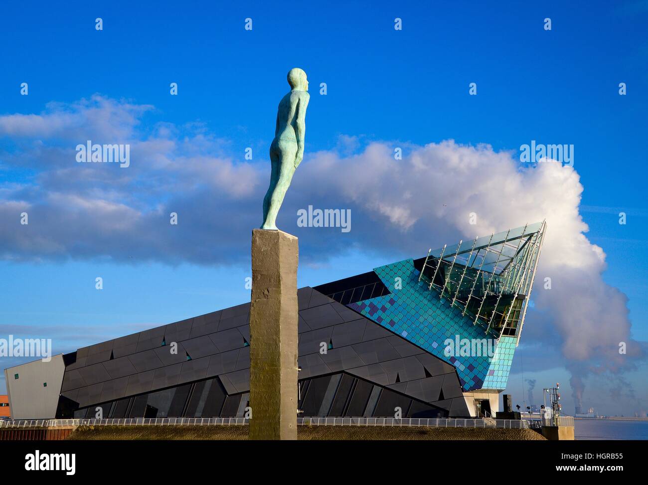 Voyage Sculpture and The Deep aquarium in Hull Stock Photo - Alamy