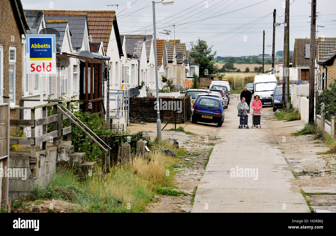 File dated 20/08/15 of a roadway on the Brooklands estate in East ...