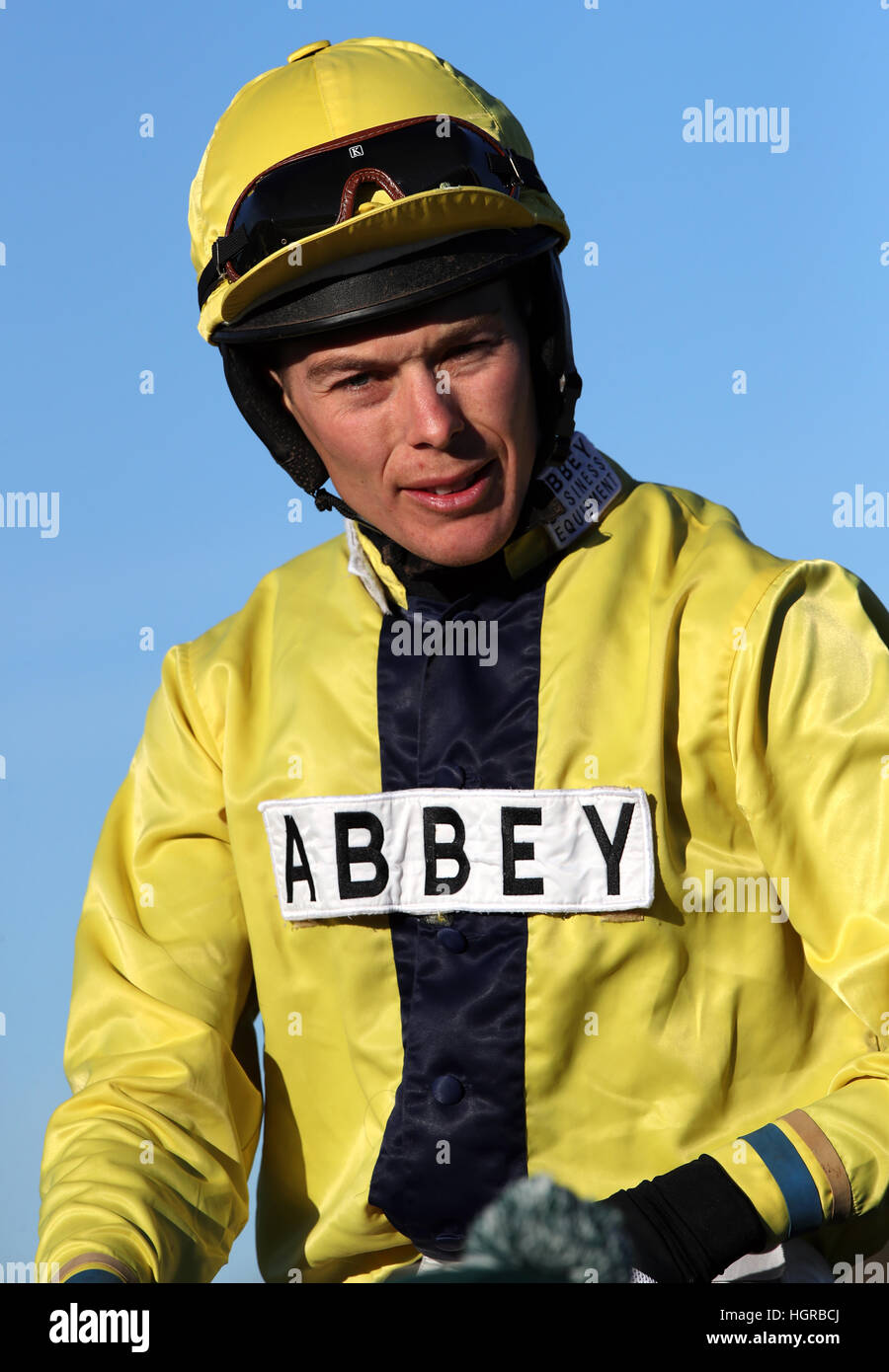 Jockey Lee Edwards at Ludlow Racecourse. PRESS ASSOCIATION Photo ...