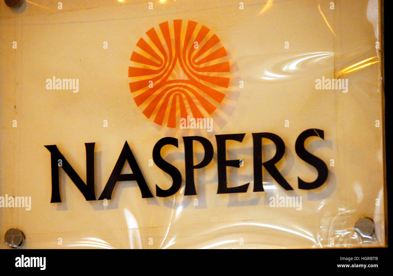 das Logo der Marke "Naspers", Berlin Stock Photo - Alamy