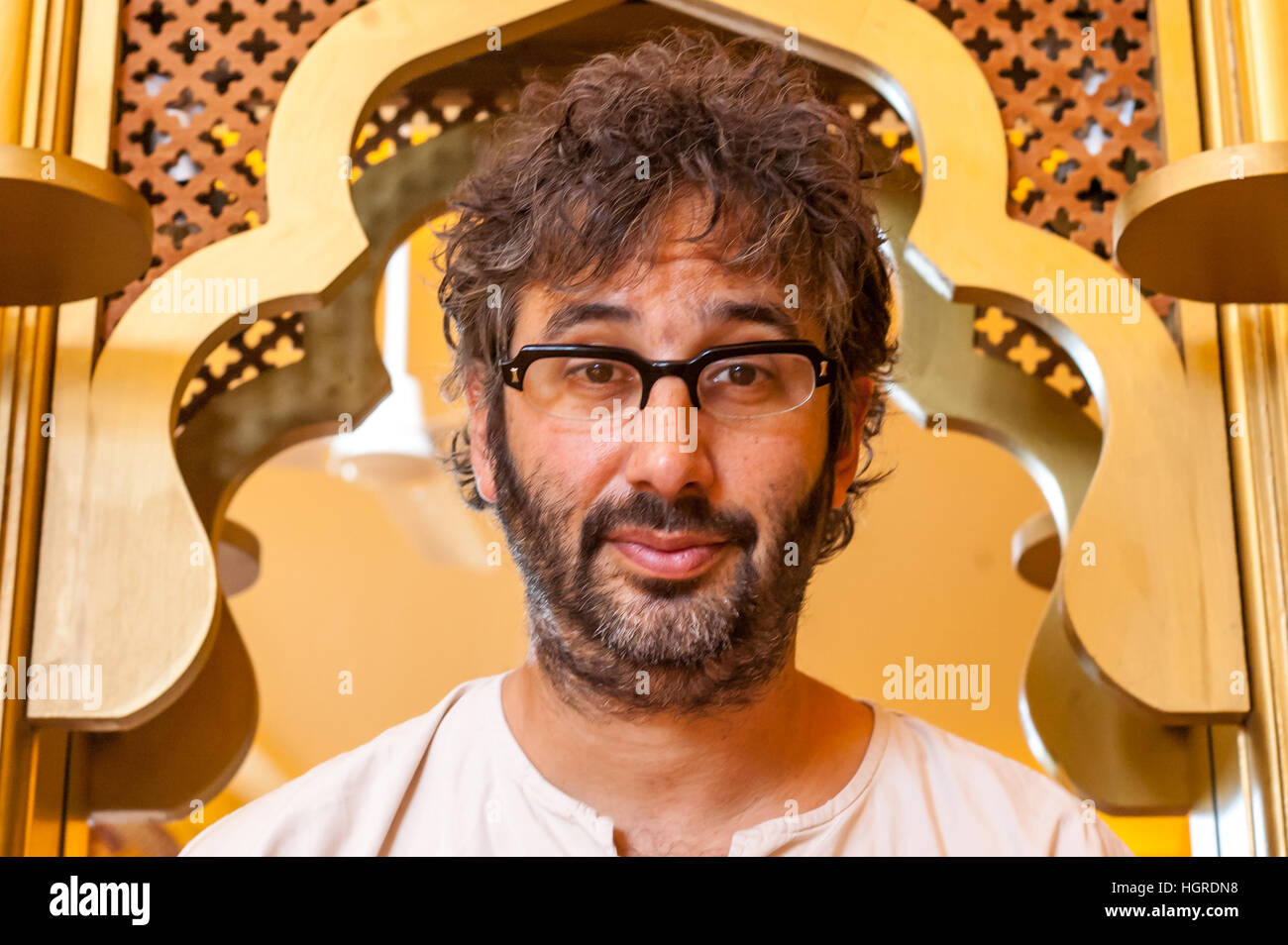 Actor, comedian and writer David Baddiel, at SenSpa, in the New Forest ...