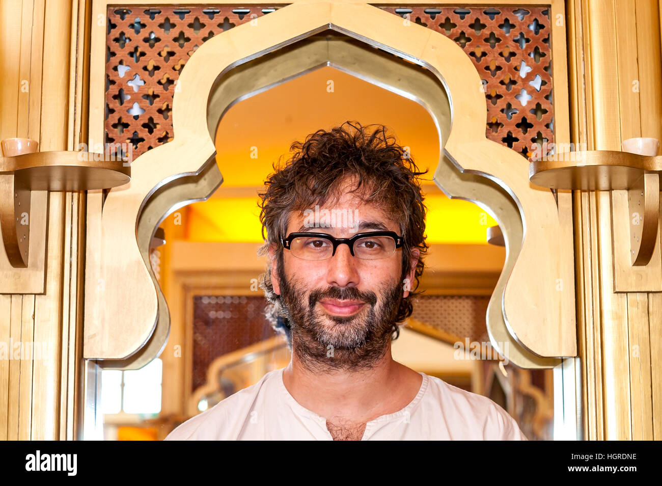 Actor, comedian and writer David Baddiel, at SenSpa, in the New Forest ...