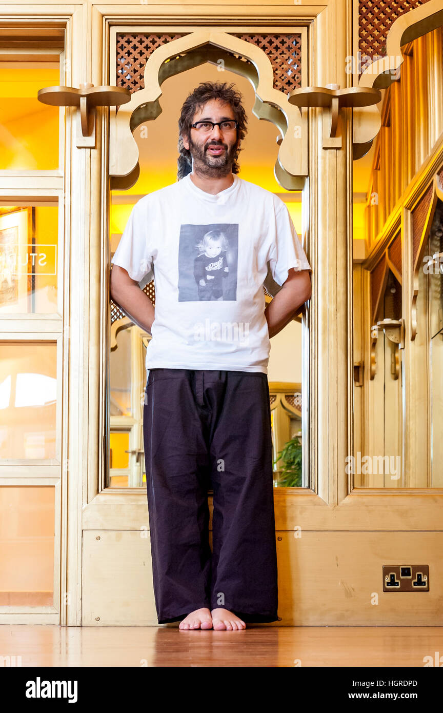 Actor, comedian and writer David Baddiel, at SenSpa, in the New Forest ...