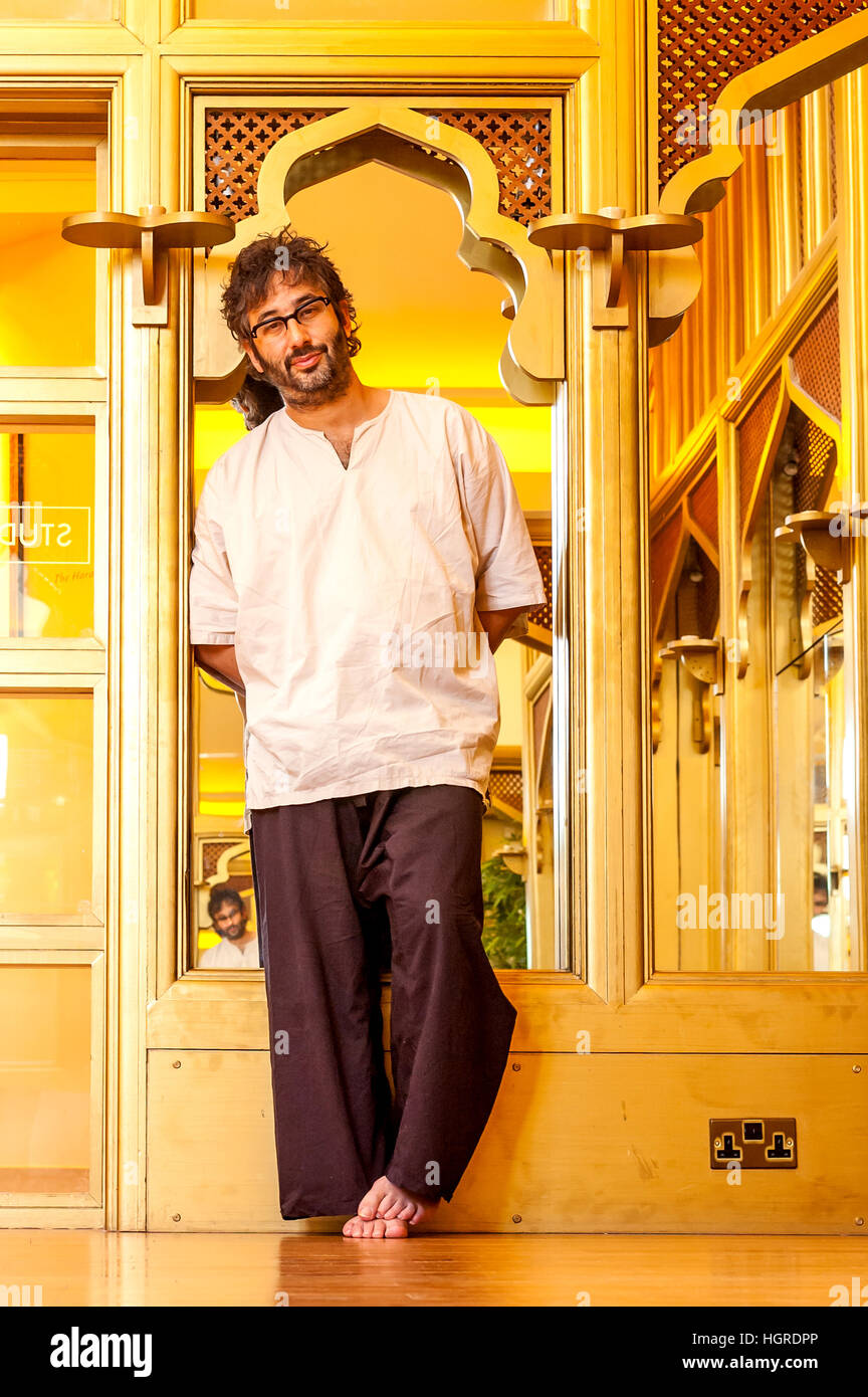 Actor, comedian and writer David Baddiel, at SenSpa, in the New Forest ...