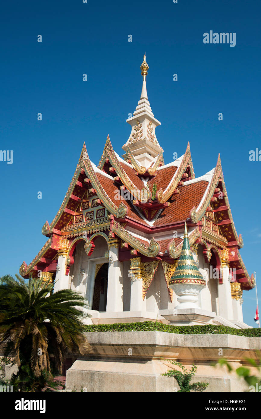 the City Shrine in the city of Udon Thani in the Isan in Northeast ...