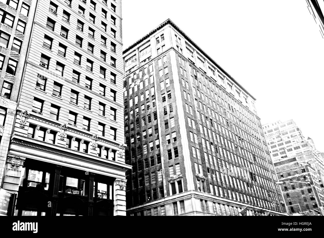 Vintage photo of manhattan hi-res stock photography and images - Alamy